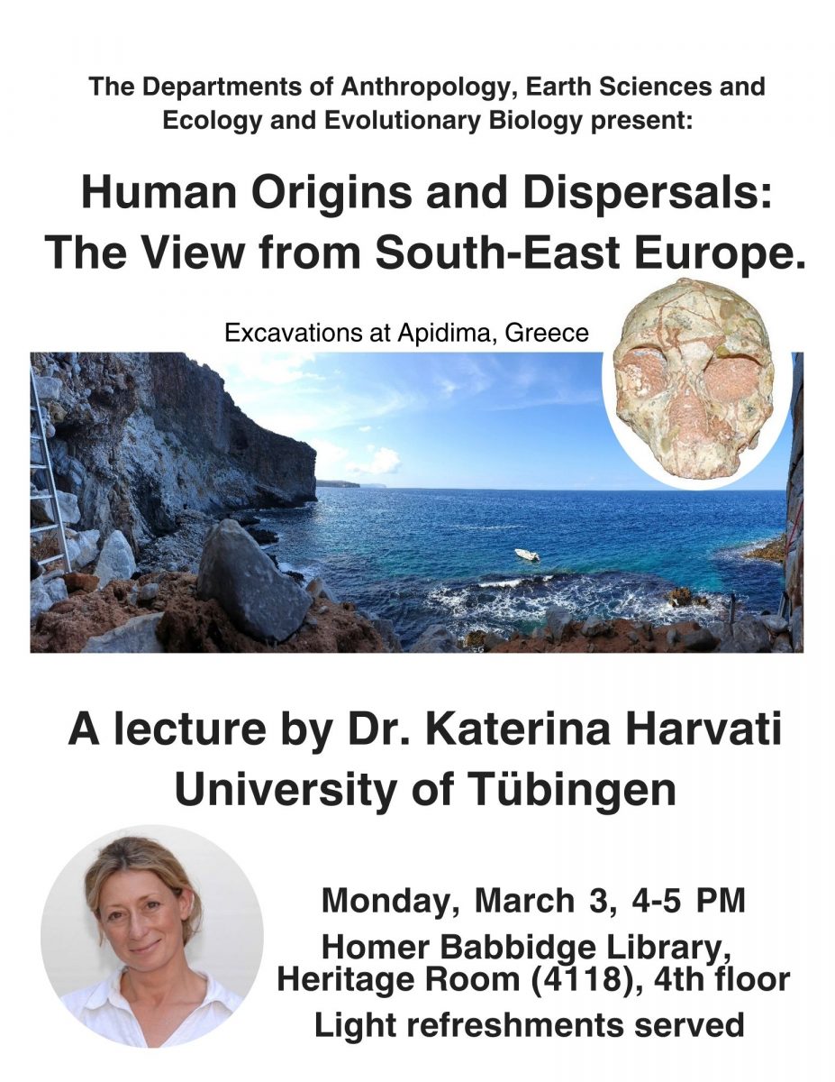 Guest Lecture: Human Origins and Dispersals | Department of ...